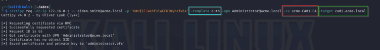 ESC1 & ESC8: Pentesting Active Directory Certificate Services